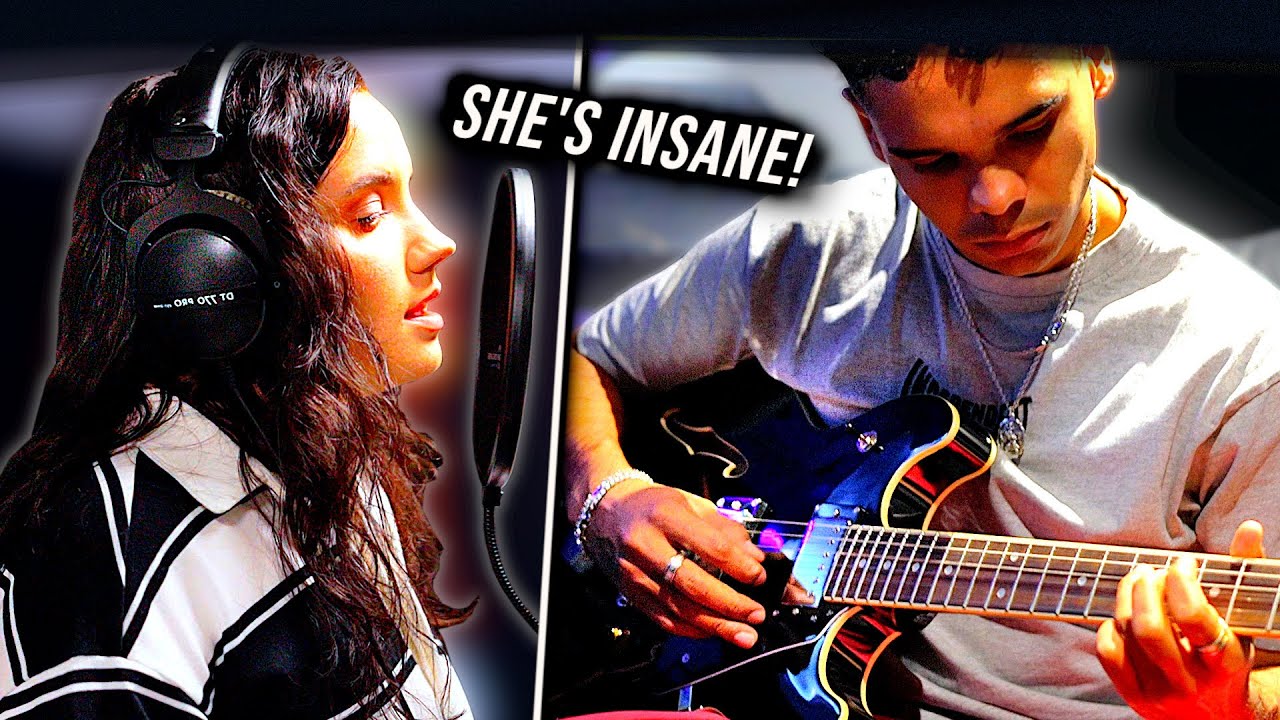 SHE TURNED OUR BEAT INTO A HIT! Making A Dark Trap Song With A Female ...