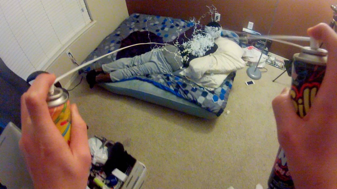 Silly String Annihilation PRANK! - YouTube