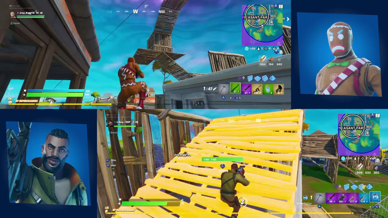 Fortnite trick shot gameplay - YouTube