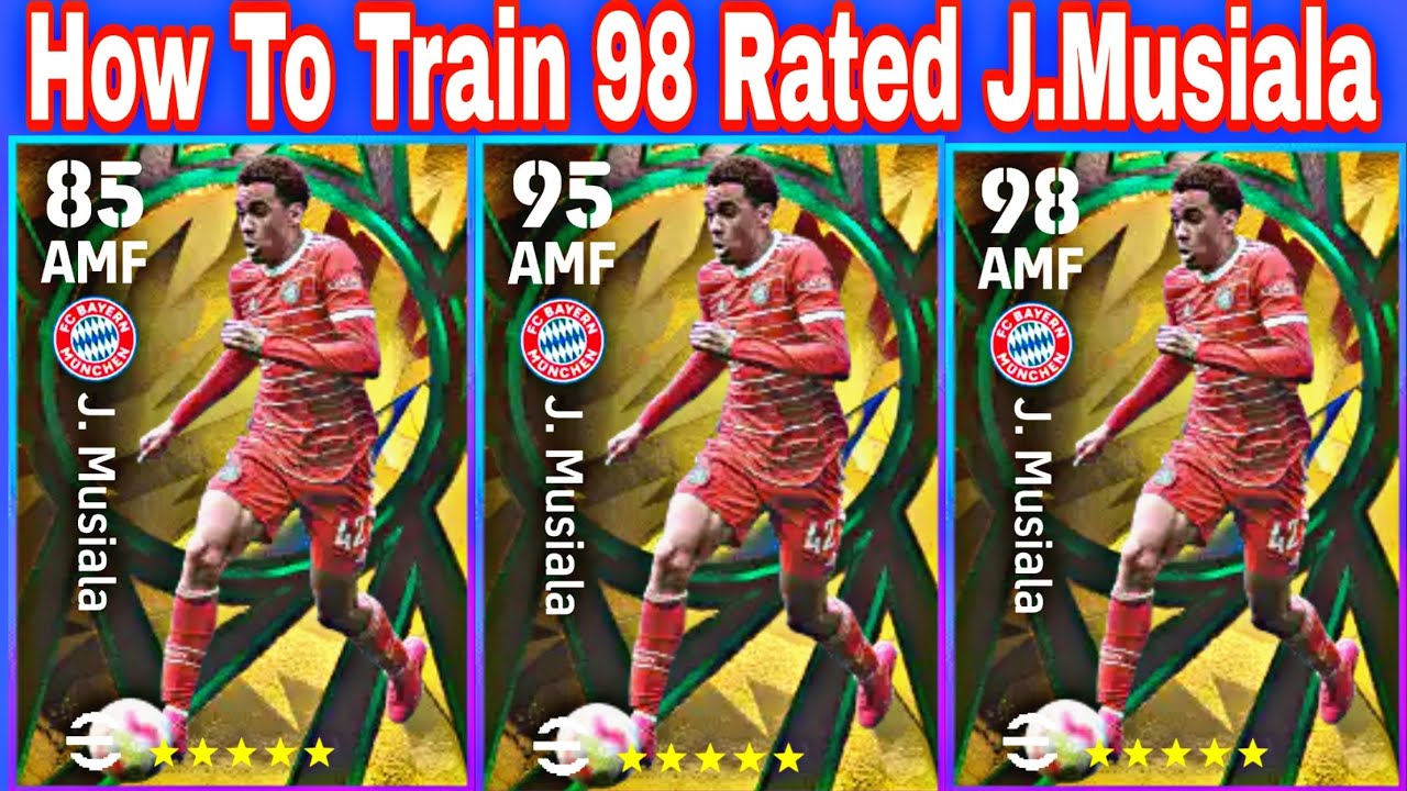How To Train 98 Rated J.Musiala In eFootball 2023 Mobile||#efootball # ...