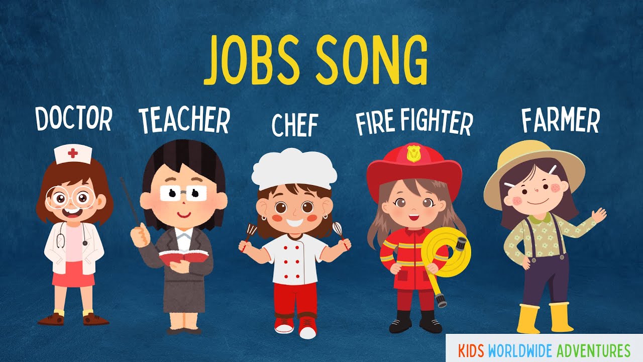 Jobs Song for Kids | Sing Along I Fun & Educational Music By Kids ...