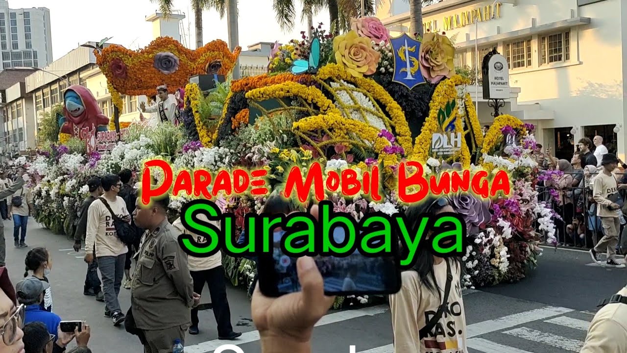 Parade bunga 2023 Surabaya - YouTube