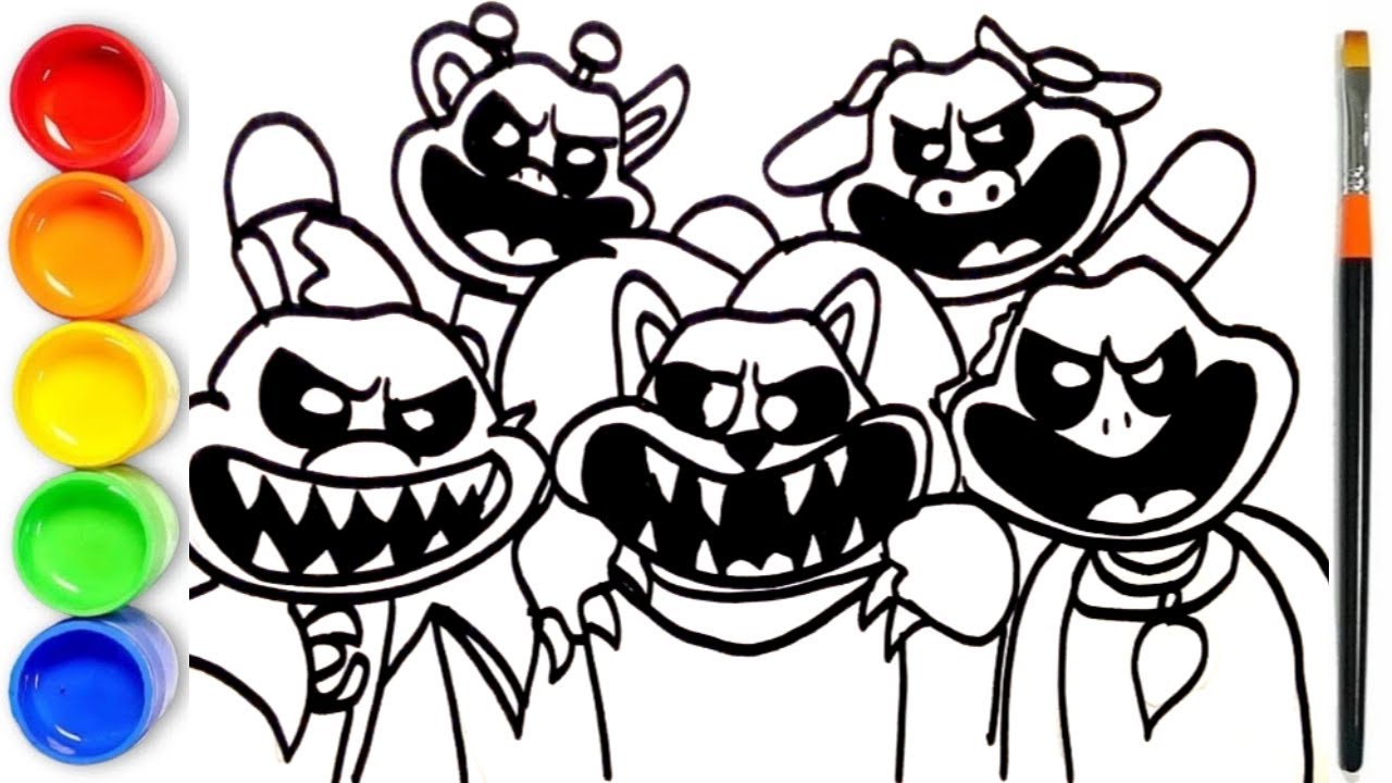 How to draw Forgotten Critters | Drawing Forgotten Critters ( Poppy ...