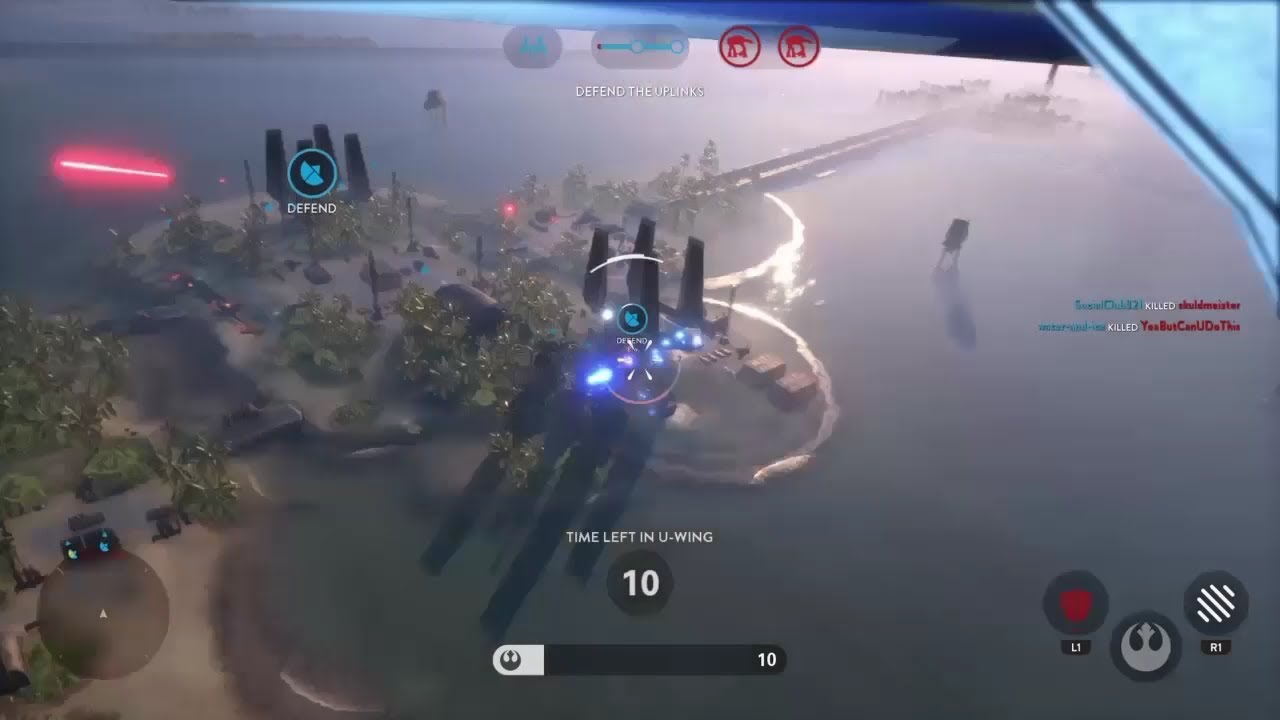 Star Wars Battlefront (2015): Rogue One - Scarif DLC Gameplay (No ...