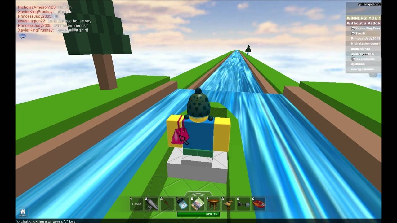 Roblox Canoe Without a Paddle [Episode 1] Canoe Racing - YouTube