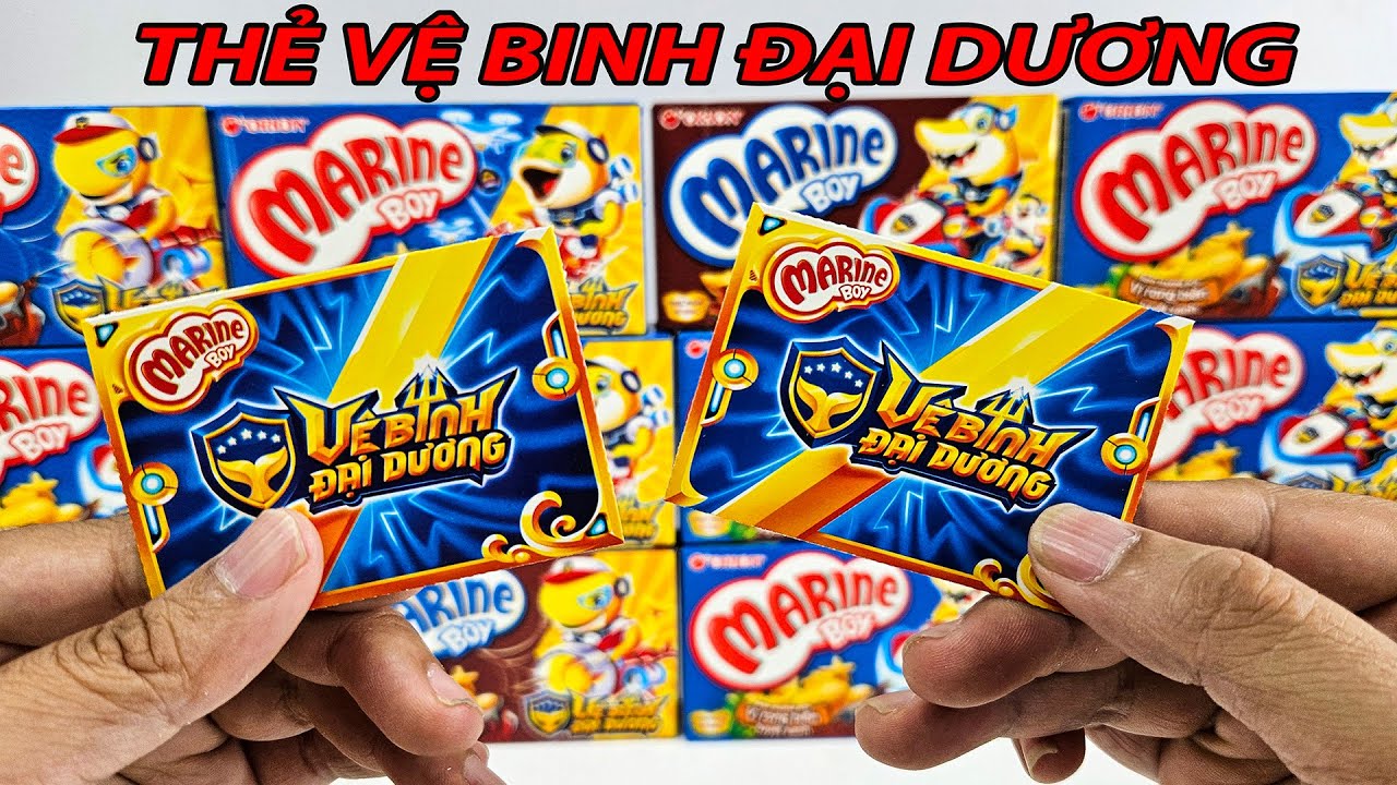 Lần Đầu Săn Thẻ Marine Boy Vệ Binh Đại Dương Trên Toy Channel TV - YouTube