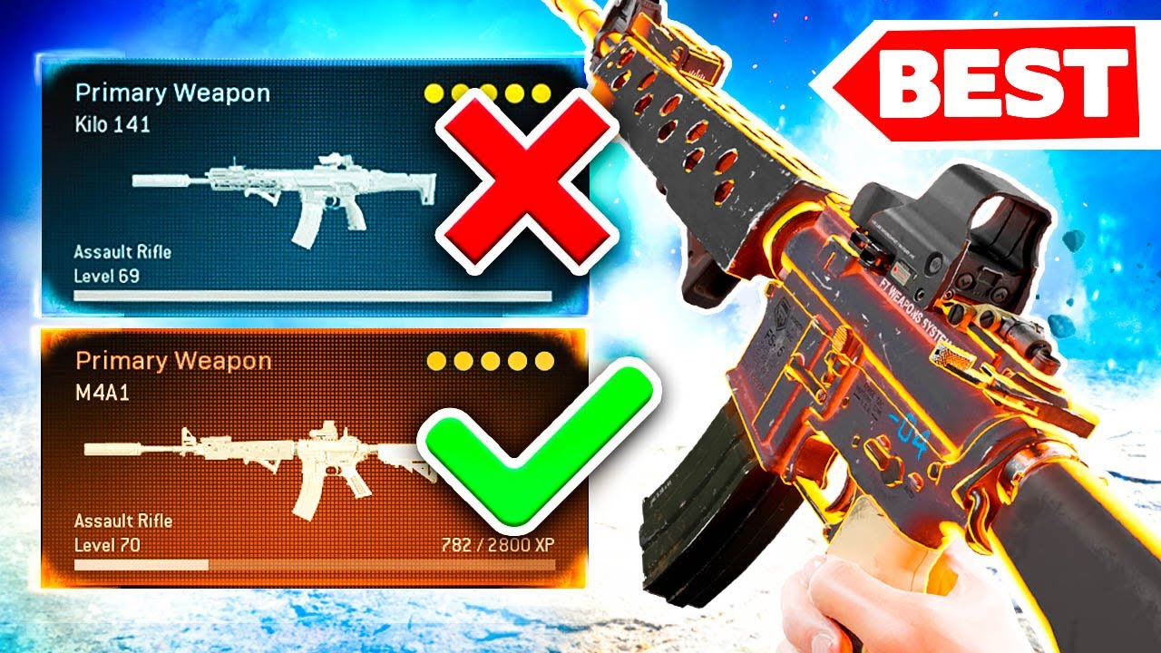 Call Of Duty Modern Warfare M4a1 Best Setup B73