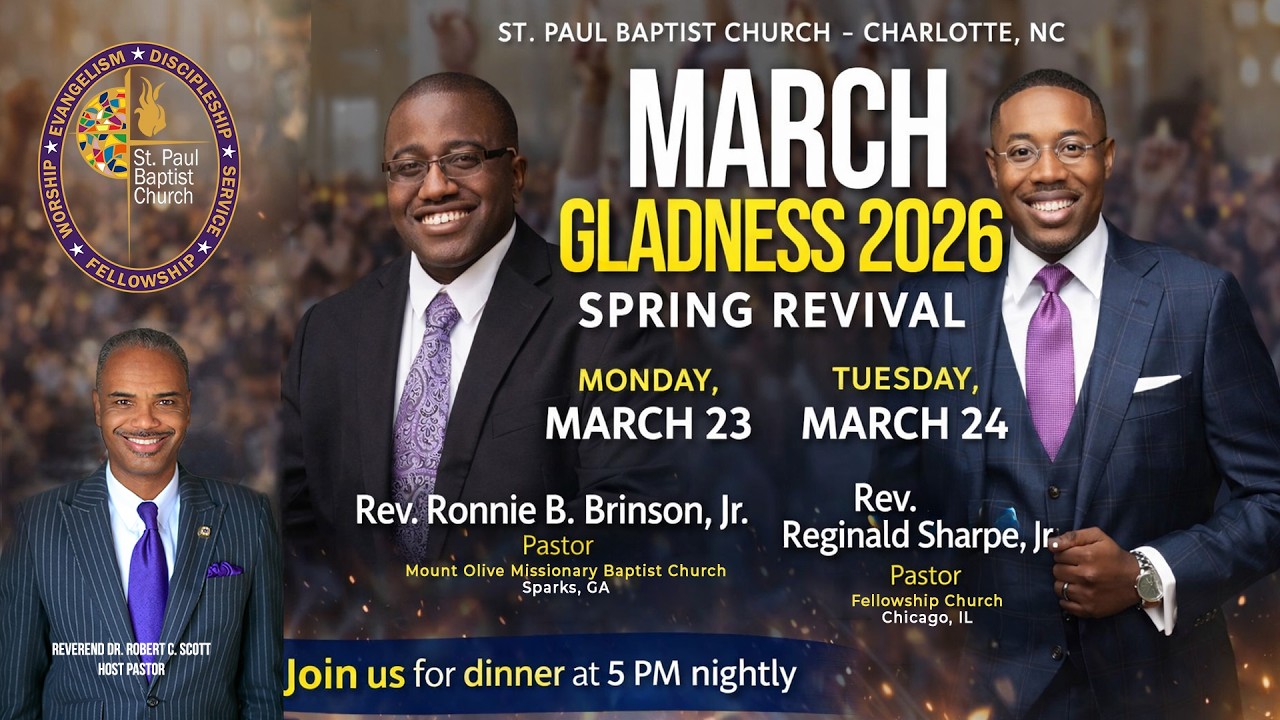 March Gladness 2026 - Night 1 - Reverend Ronnie Brinson, Jr. - YouTube