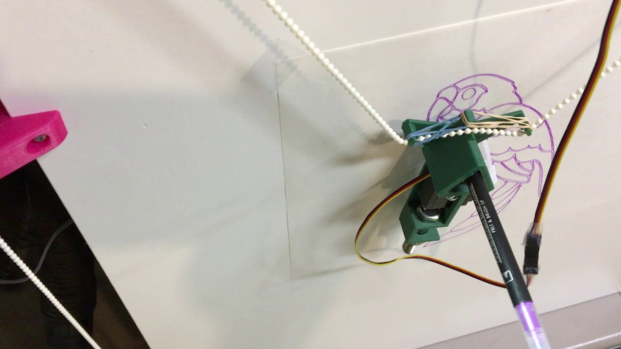 Hanging Pen Drawing Machine - YouTube