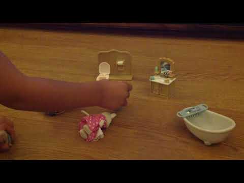 Fare ailesi banyo keyfi