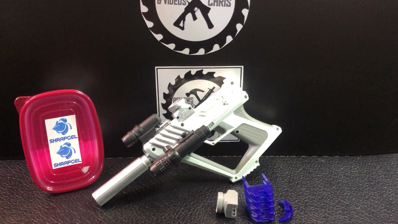 Custom - Gel Blaster SURGE - Added 3D Printed Silencer, Side Rails, Top ...