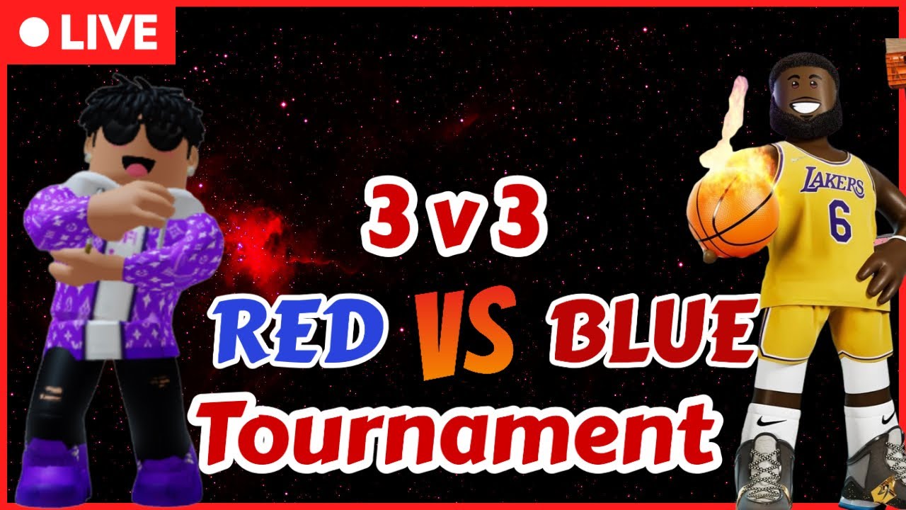 🔴 ROBLOX RED VS BLUE 3v3 TOURNAMENT LIVE - WINNING TEAM GETS ROBUX!! PT ...