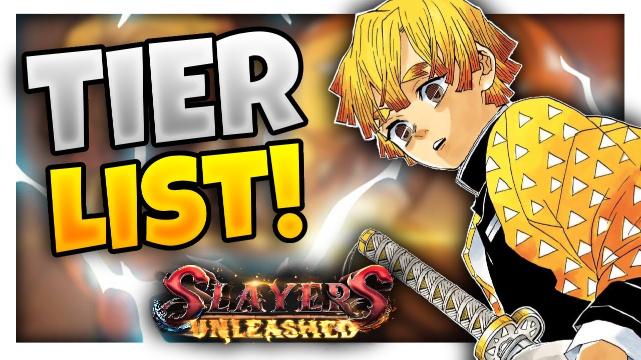 SLAYERS UNLEASHED BOSS TIER LIST! - YouTube