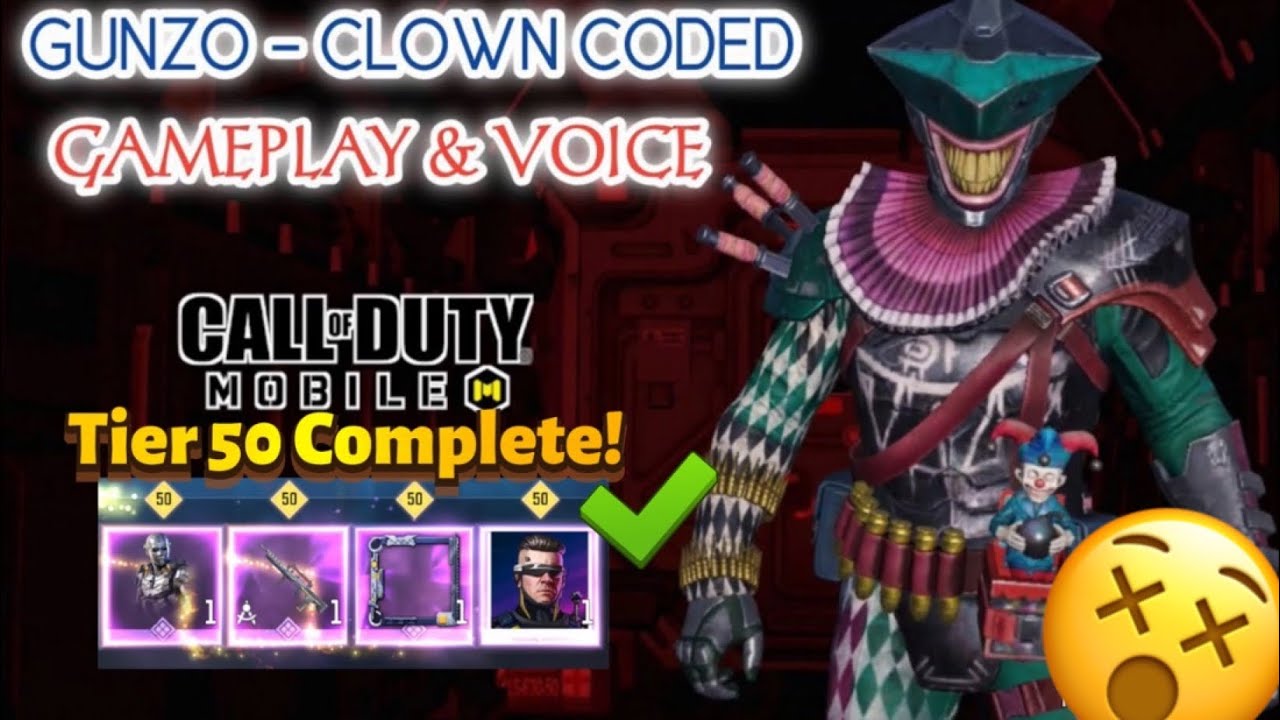 COD MOBILE MADE GUNZO CLOWN CODED a PAY TO WIN SKIN with the LEGENDARY ...