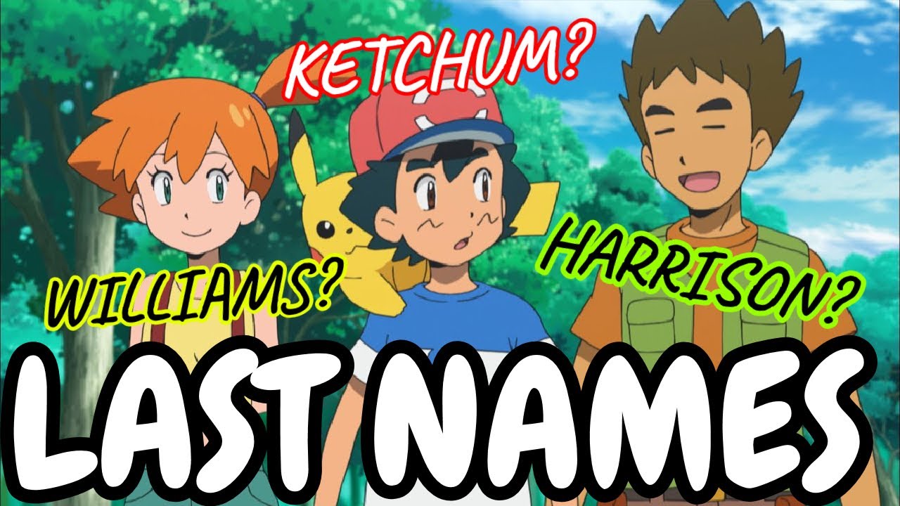 Last Names in Pokemon - YouTube
