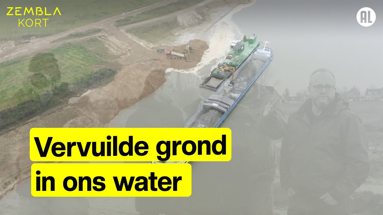 De stort van vervuilde grond en bagger - YouTube