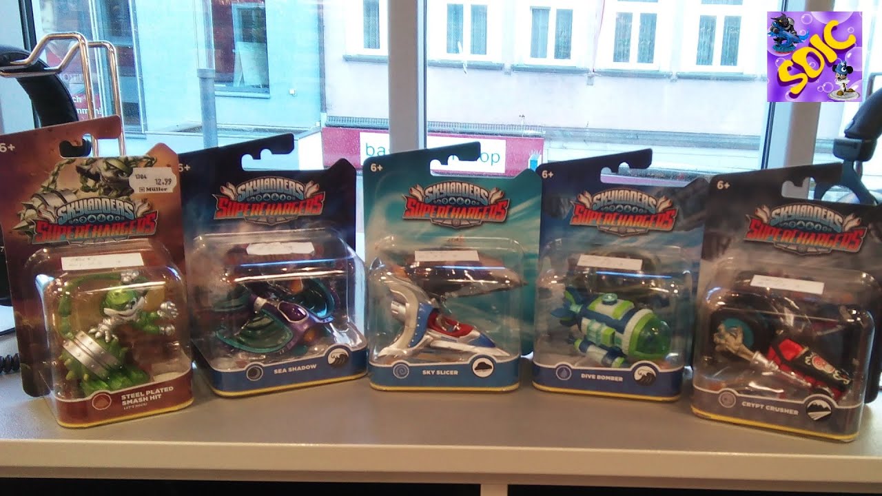 Skylanders SuperChargers Sea Shadow Dive Bomber Sky Slicer Crypt ...
