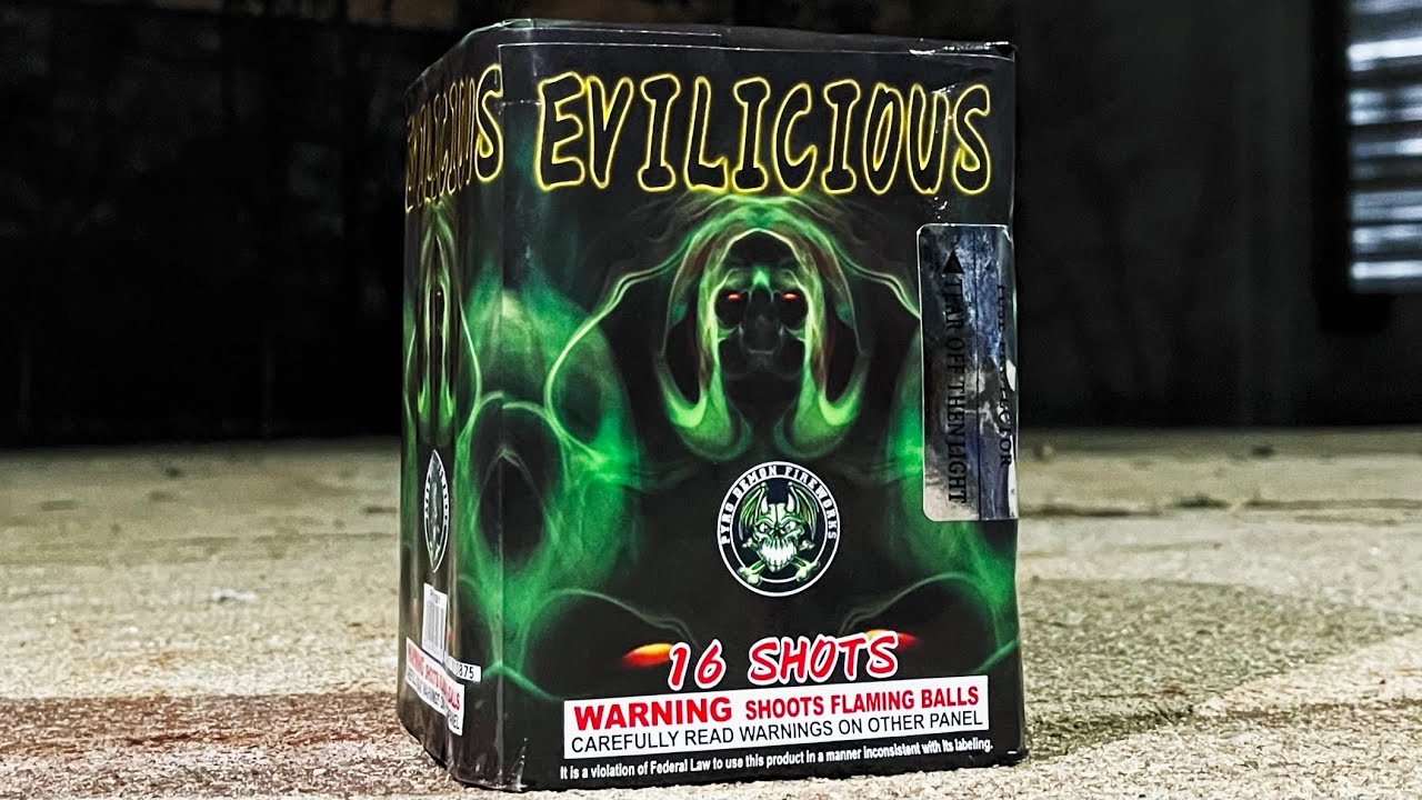 Evilicious by Pyro Demon Fireworks (200g 16s) - YouTube