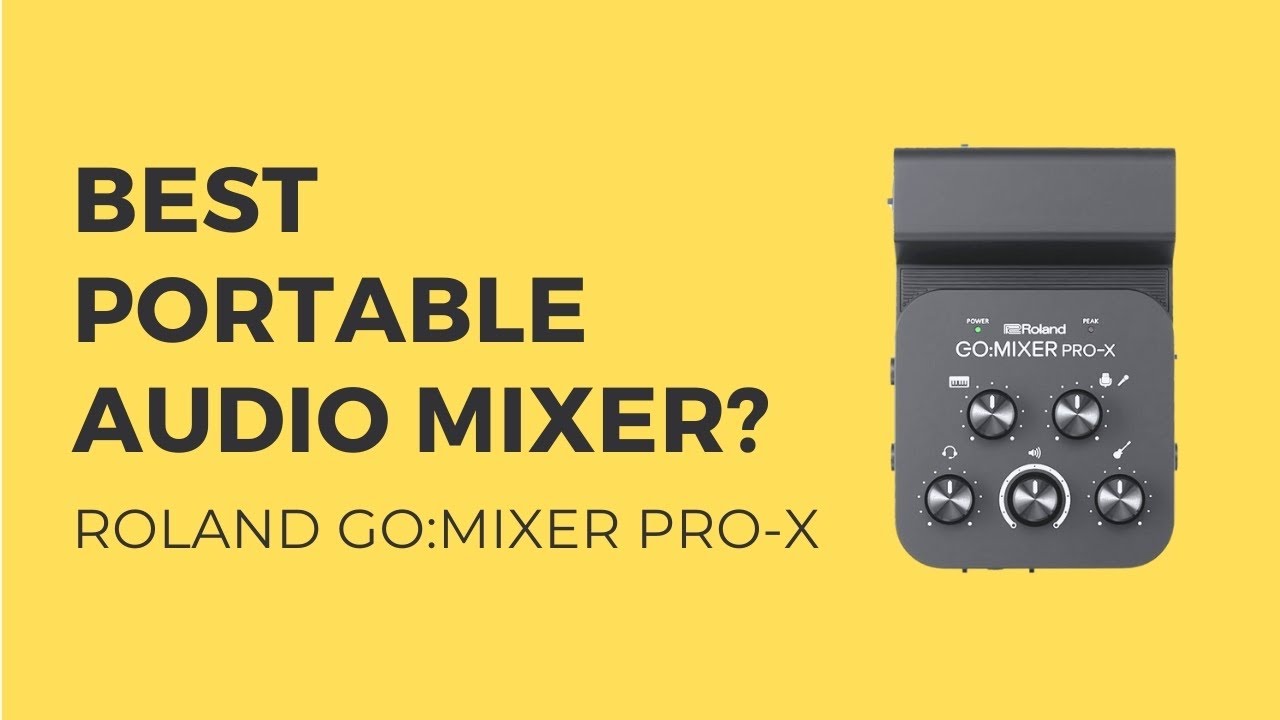 Roland GO:Mixer Pro-X | Unboxing and Review - YouTube