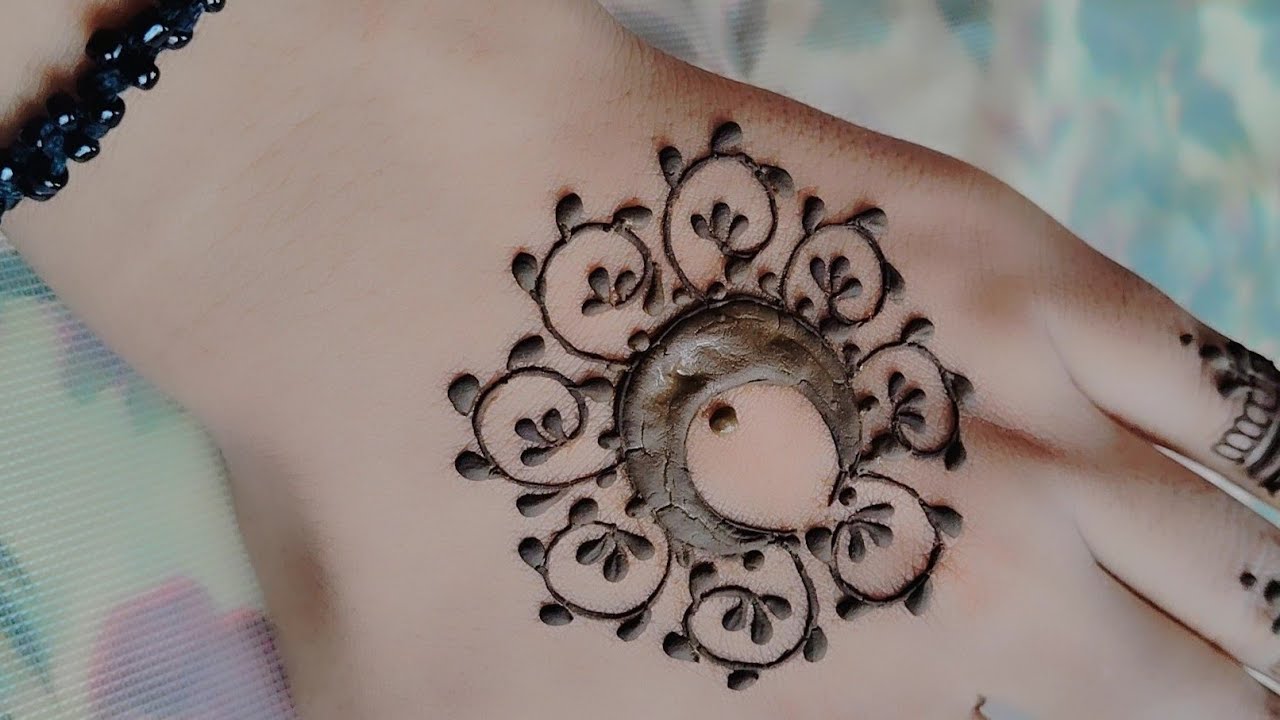 eid mehndi designs||back hand eid mehndi designs||half moon mehndi ...