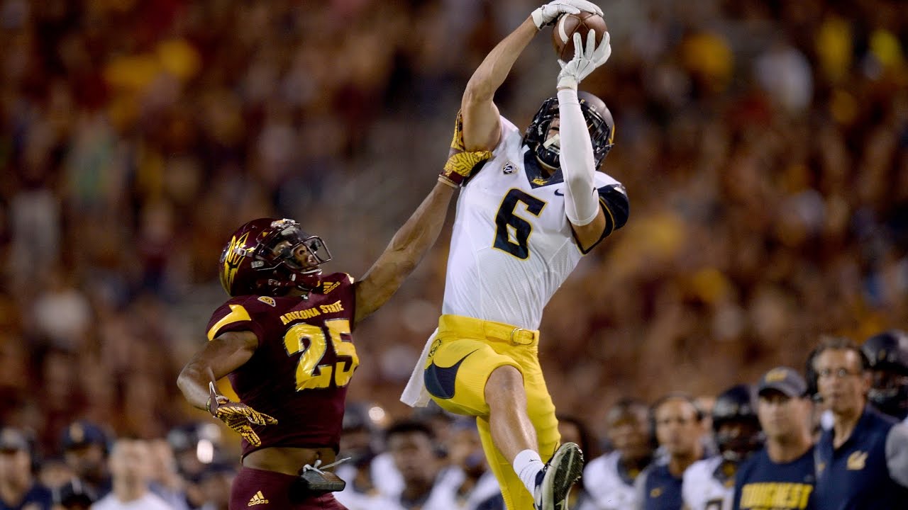 CHAD HANSEN WR#6 California Golden Bears vs Arizona State - YouTube