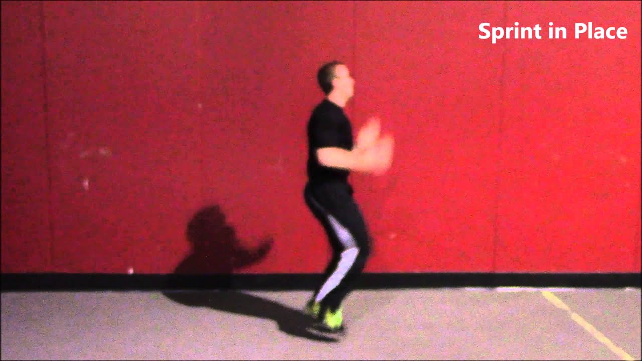 High Knee Sprint in Place - YouTube