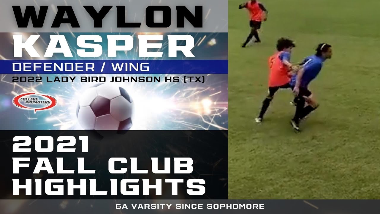 2022 Waylon Kasper | DEF/WING | 2021 Fall Club Highlights - YouTube