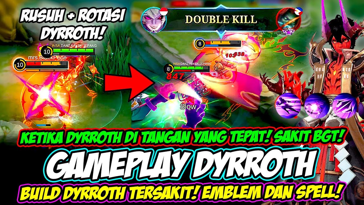 CARA MAIN DYRROTH TERBARU + COMBO DYRROTH BUILD DYRROTH TERSAKIT ...