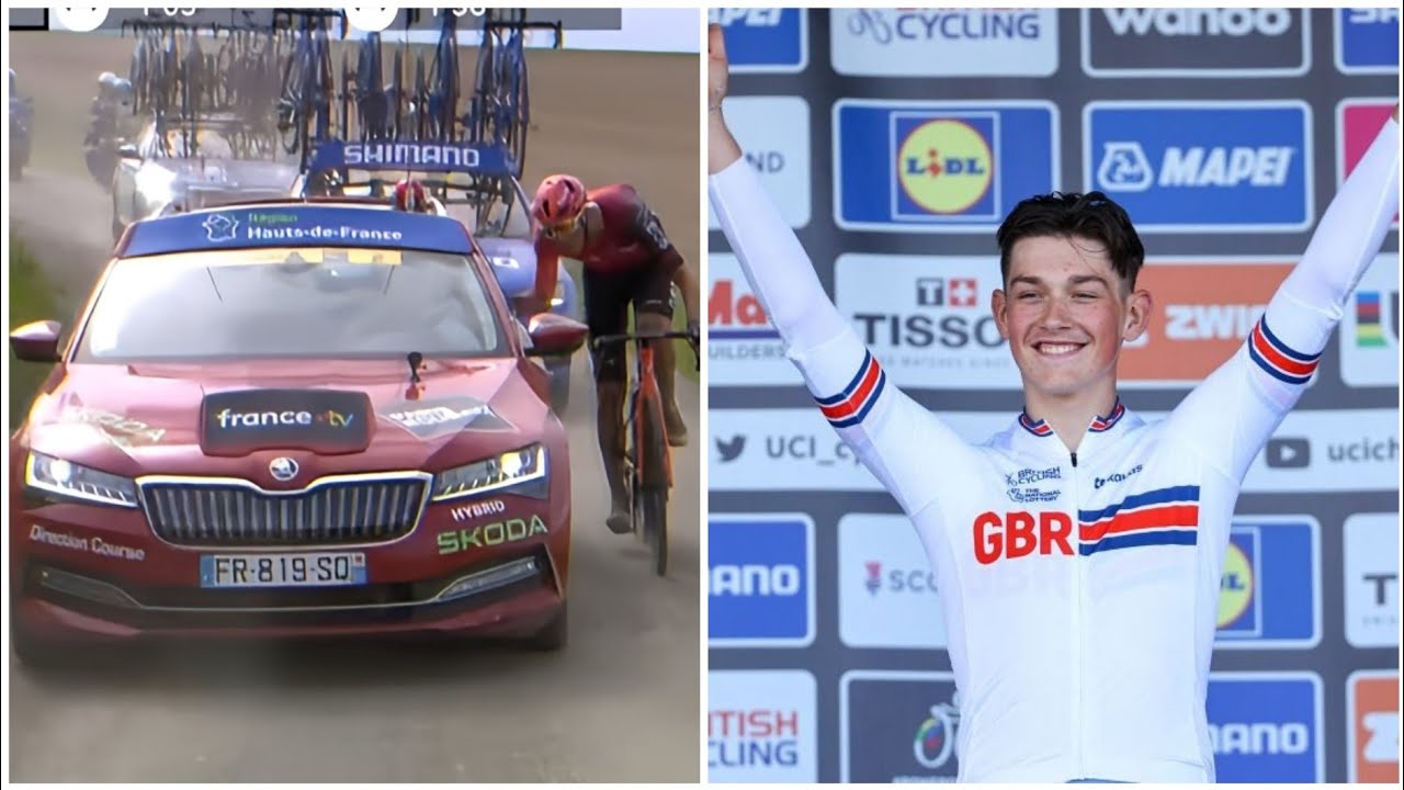 Josh Tarling disqualified from Paris-Roubaix for a sticky bottle tow ...