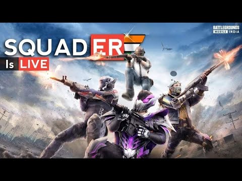 SquadER Is LIVE With Battlegrounds Mobile India | SquadER BGMI - YouTube