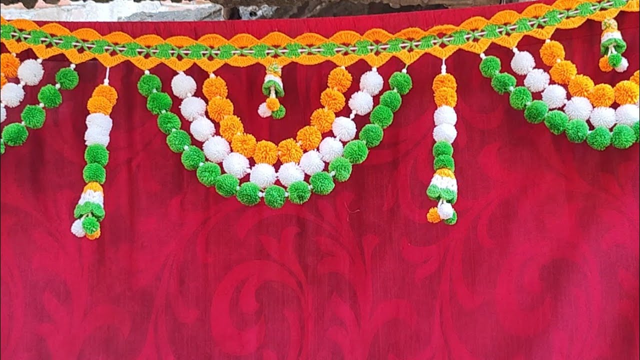 Tiranga toran design l tiranga toran patti l amazing toran design😍# ...