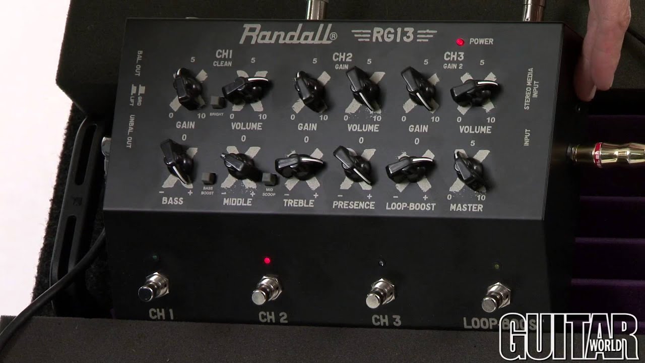 Randall RG Guitar Pedal Amplifier - YouTube