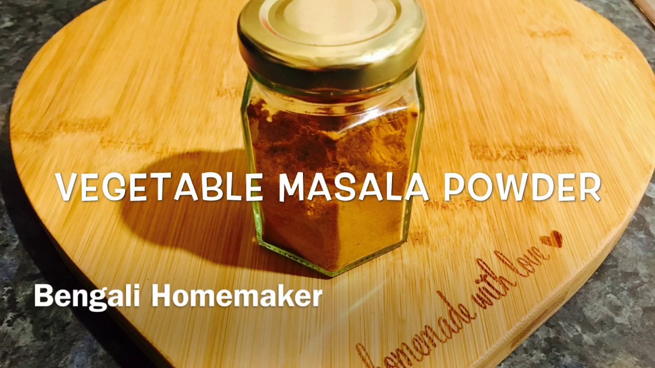 Vegetable Masala Powder - YouTube