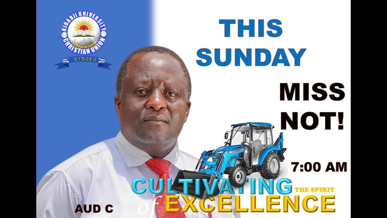 CULTIVATING THE SPIRIT OF EXCELLENCE BY DR. ROBERT WAFULA - YouTube