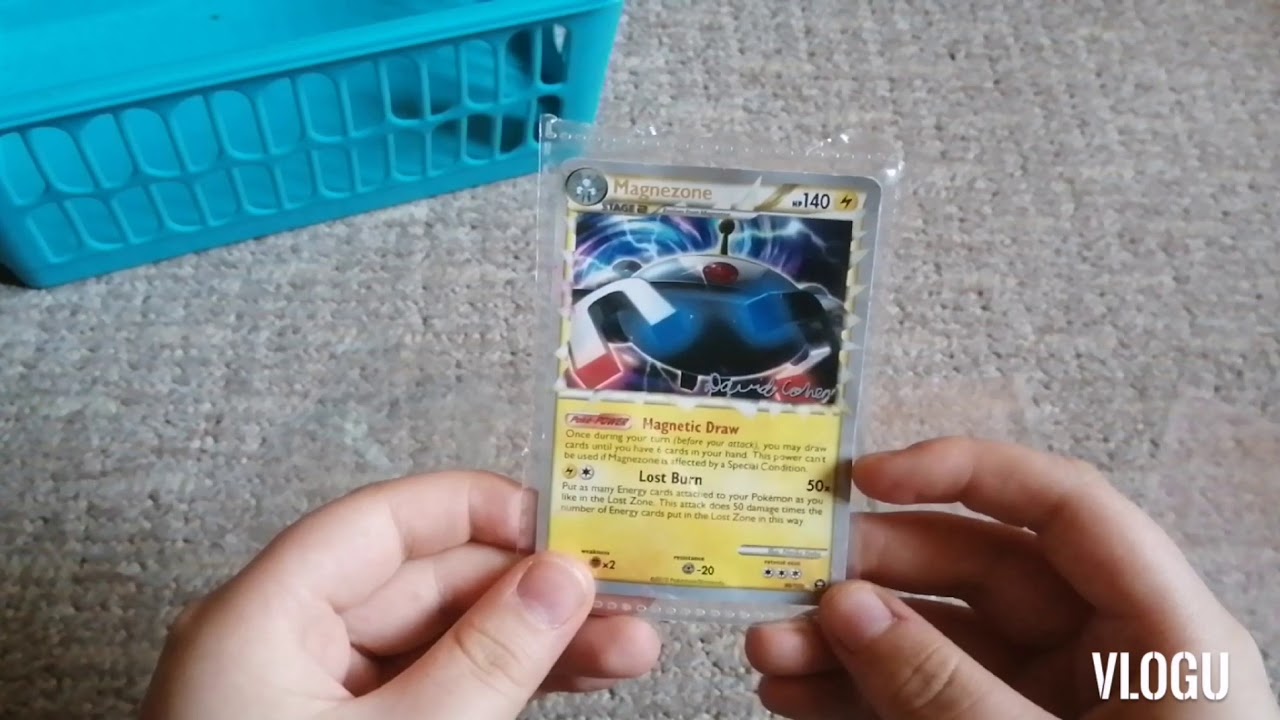 Reviewing my card sleeves and my signed pokémon card! - YouTube