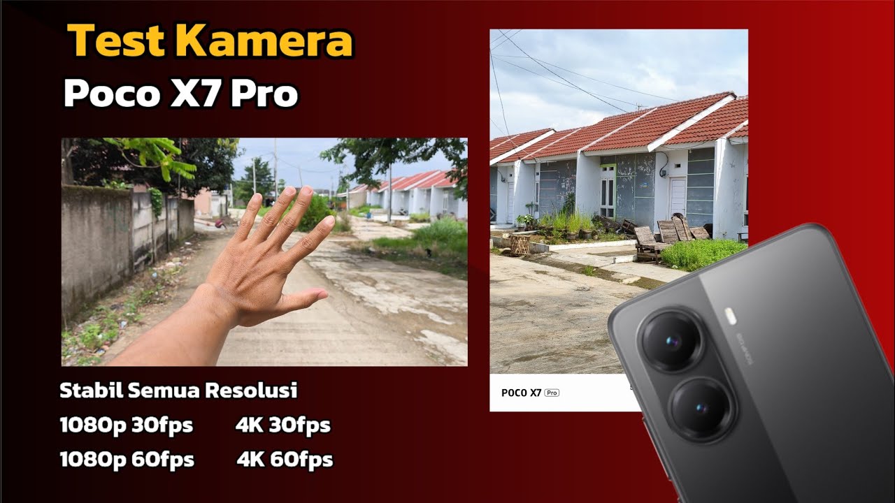 Test Camera POCO X7 PRO semua resolusi video | Indonesia - YouTube