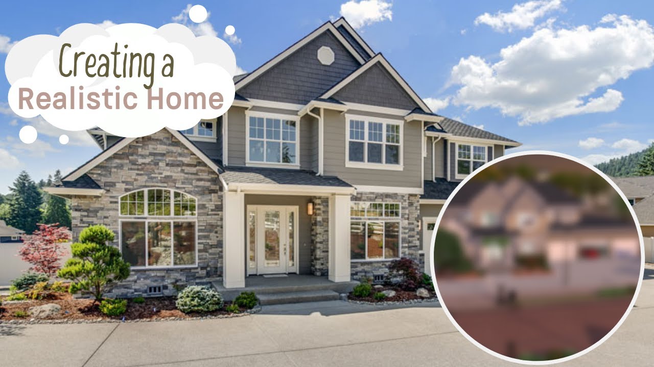 making a realistic house | The Sims 4 speed build - YouTube