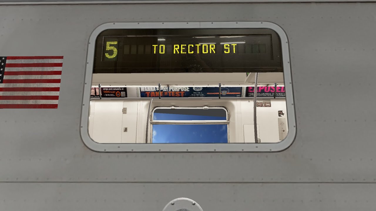 OpenBVE: R142 (5) East 180th Street to Rector Street (AM Rush) (w ...