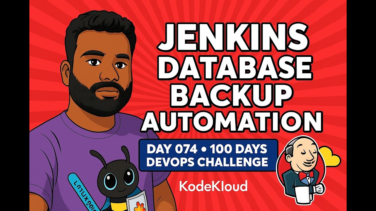 Jenkins Database Backup Automation | Day 074 - 100 Days DevOps ...
