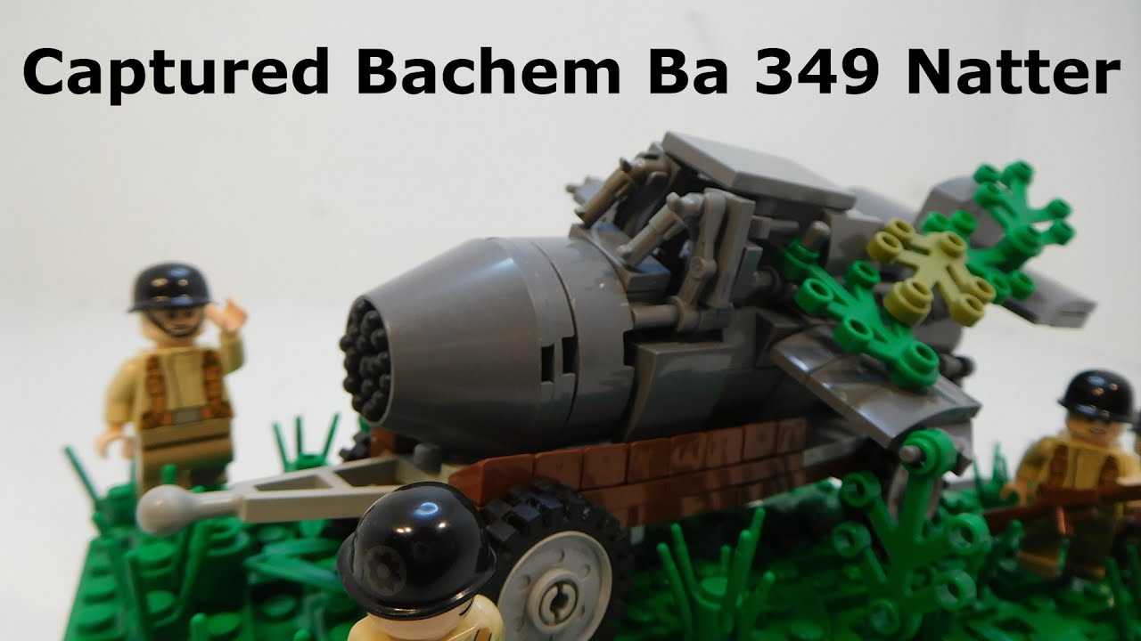 Captured Bachem Ba 349 Natter (WW2 Moc + speedbuild) - YouTube