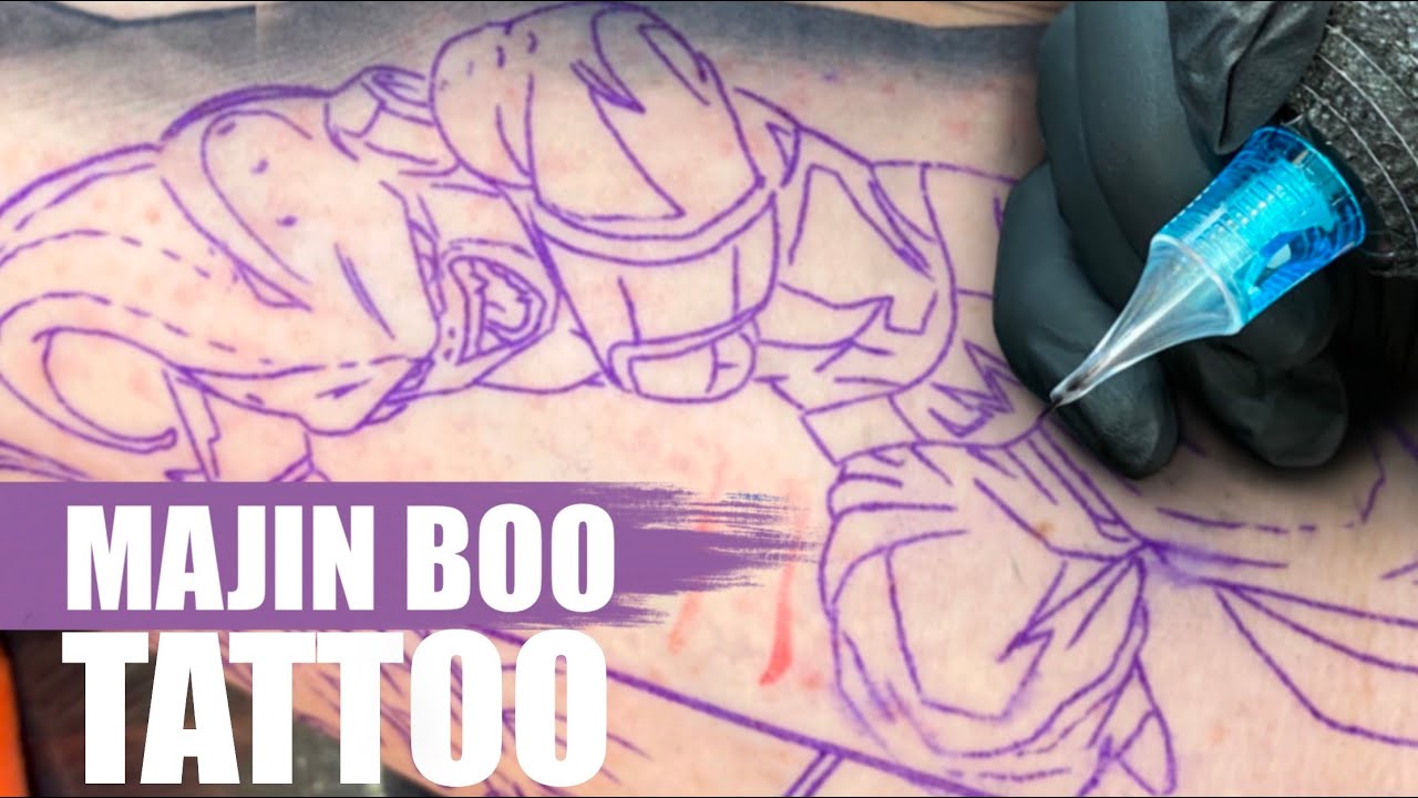 Majin Boo TATTOO | Linhas - YouTube