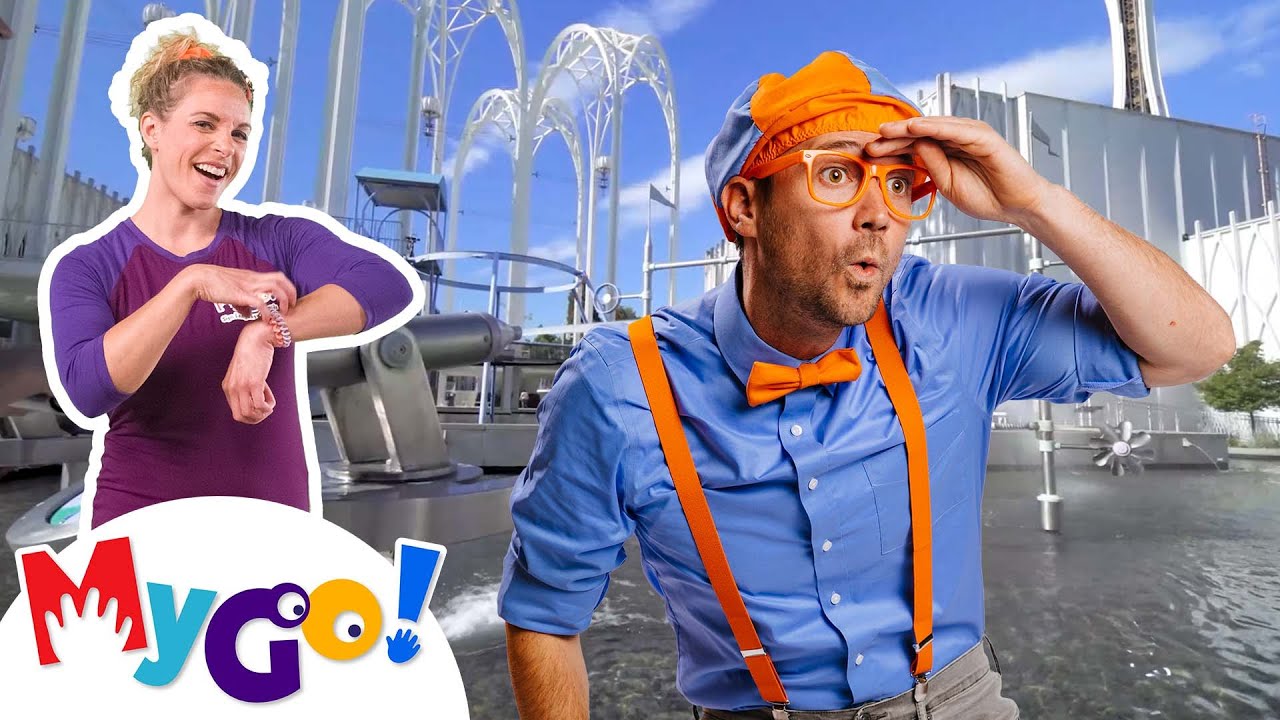 Blippi Visits the Pacific Science Center | Blippi | Learn Sign Language ...