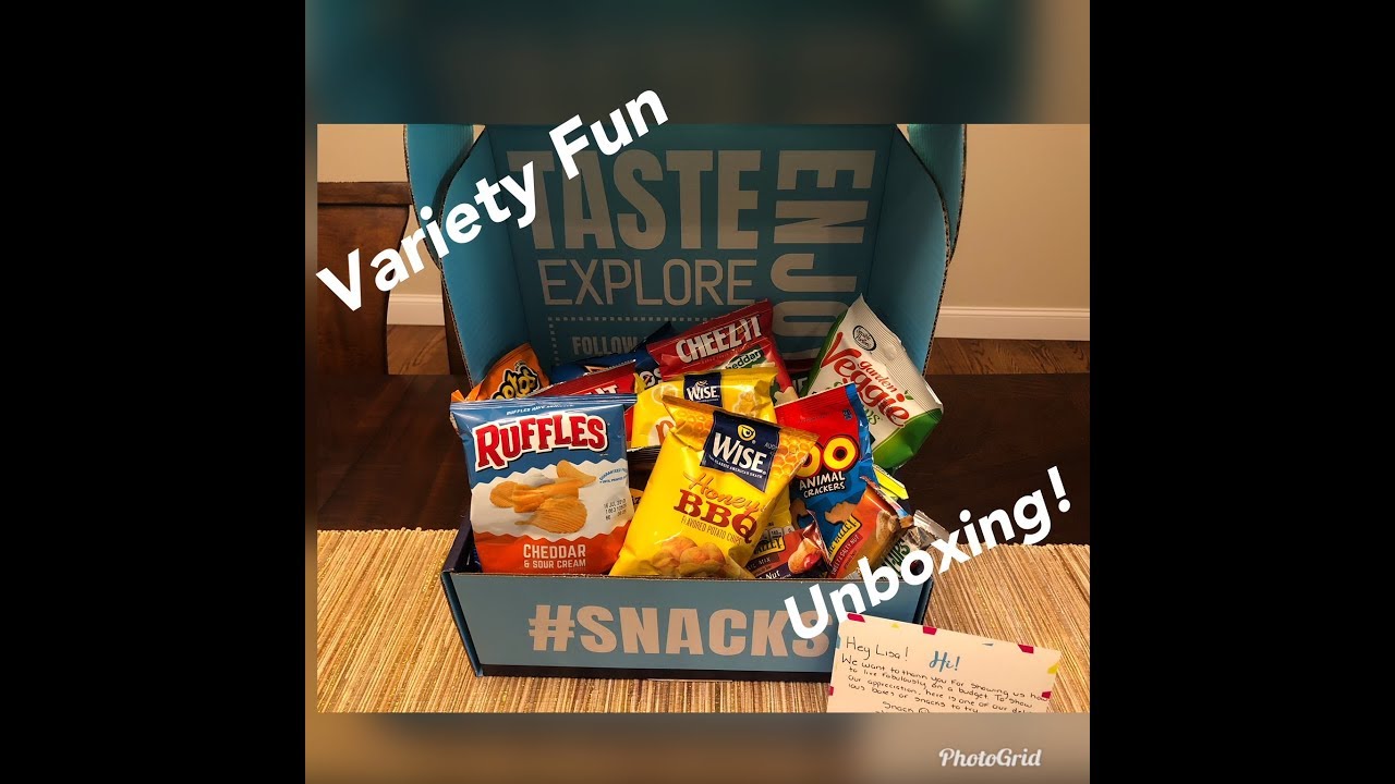Variety Fun Box - Unboxing Snack Subscription Box! - YouTube