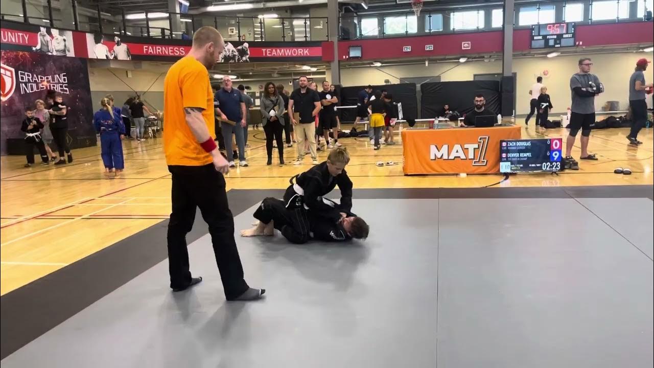 Grappling Industries Winnipeg 2023 - Denver Rempel 1st Gi fight - YouTube