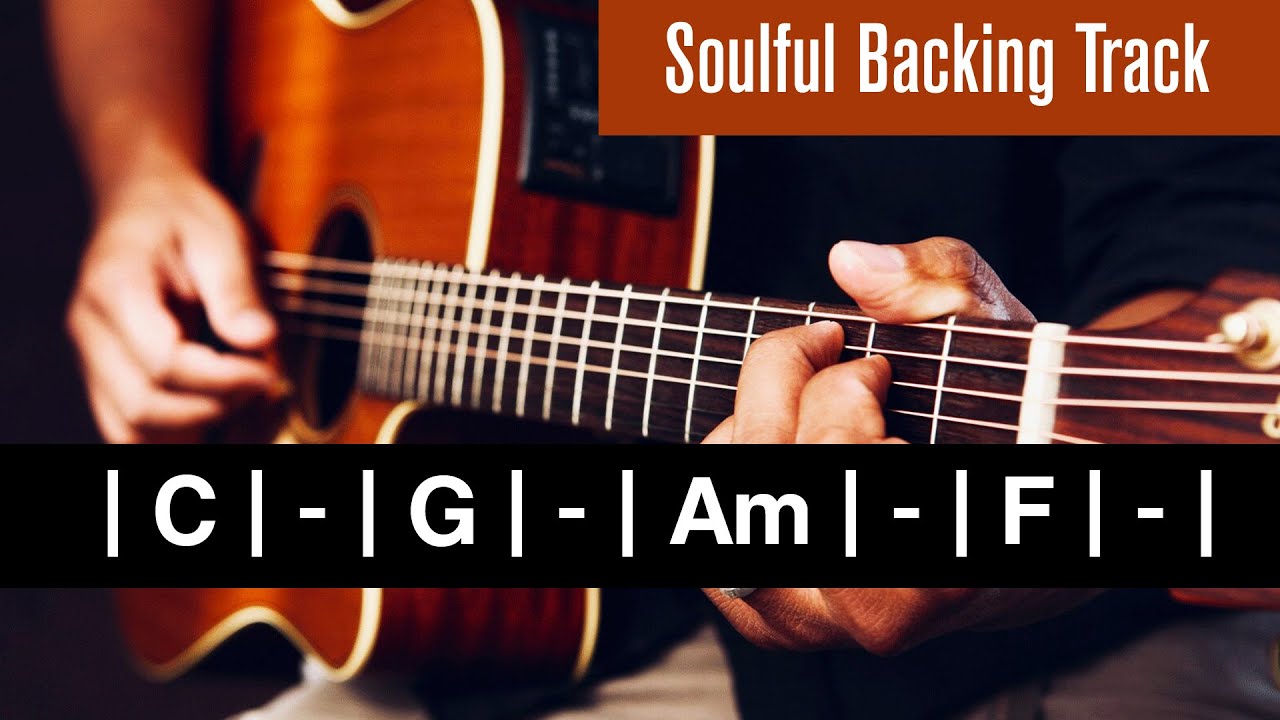 Soulful Guitar Backing Track - C Major (Easy to Play) - YouTube