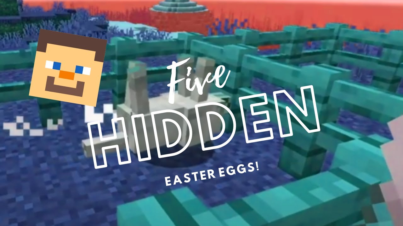Testing out 5 Minecraft EASTER Eggs! - YouTube