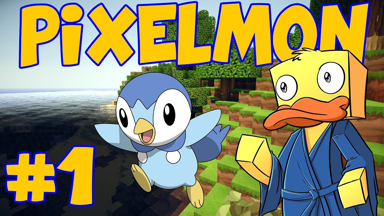 Minecraft Pixelmon #1 - New Beginnings and Piplup! (Minecraft Pixelmon ...