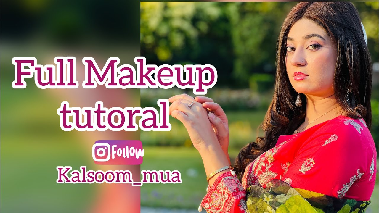 Pink makeup/ simple makeup tutorial with ||haya malik || - YouTube
