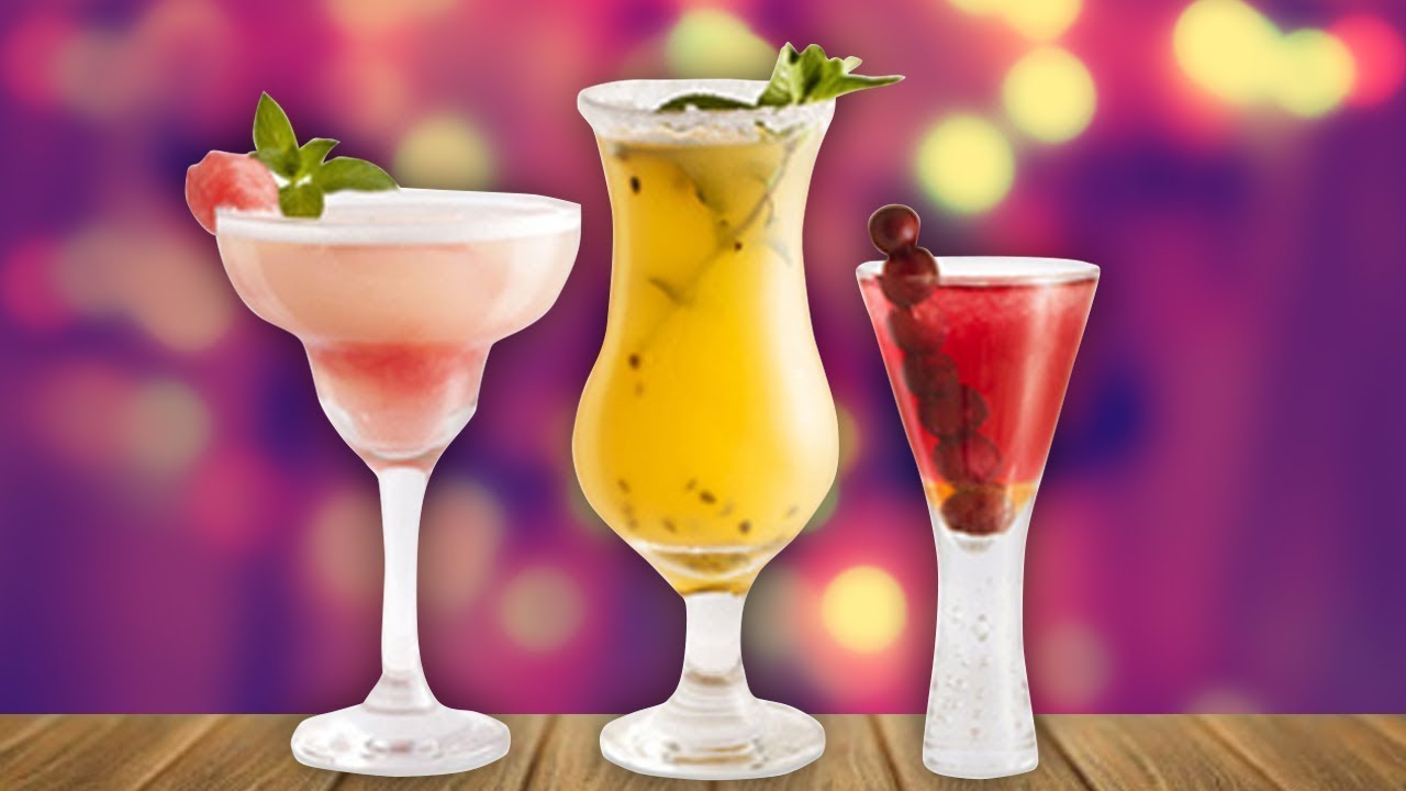 How To Make Party Drinks - DIY Mocktails - Refreshing drinks - YouTube