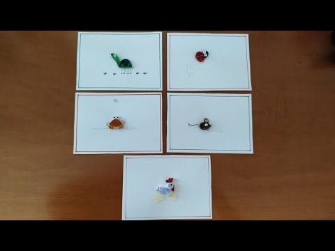 5animales de Filigrana fáciles/ parte 3/ Quilling animals - YouTube